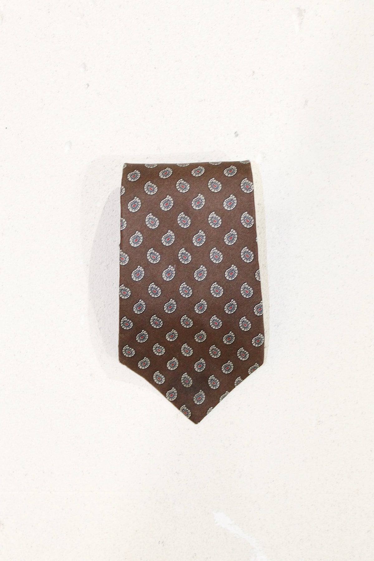 GEOMETRIC SILK TIE – FABRIC.VNTG